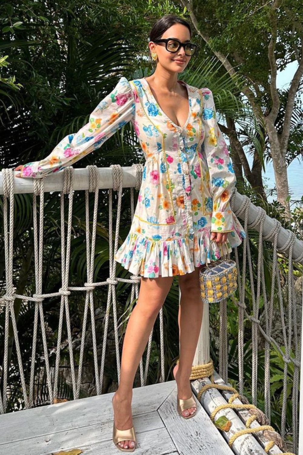 Arushi Mehra In Our Short Gathered Dress – Medha Batra